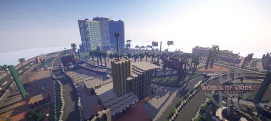 Recreate the full map of GTA 5 in Minecraft