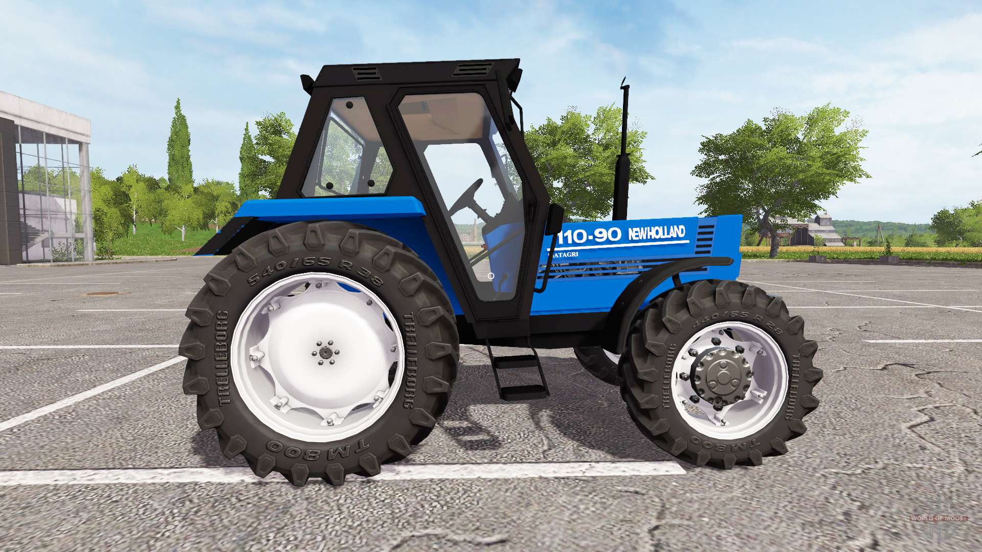New Holland 110-90 Fiatagri blue for Farming Simulator 2017