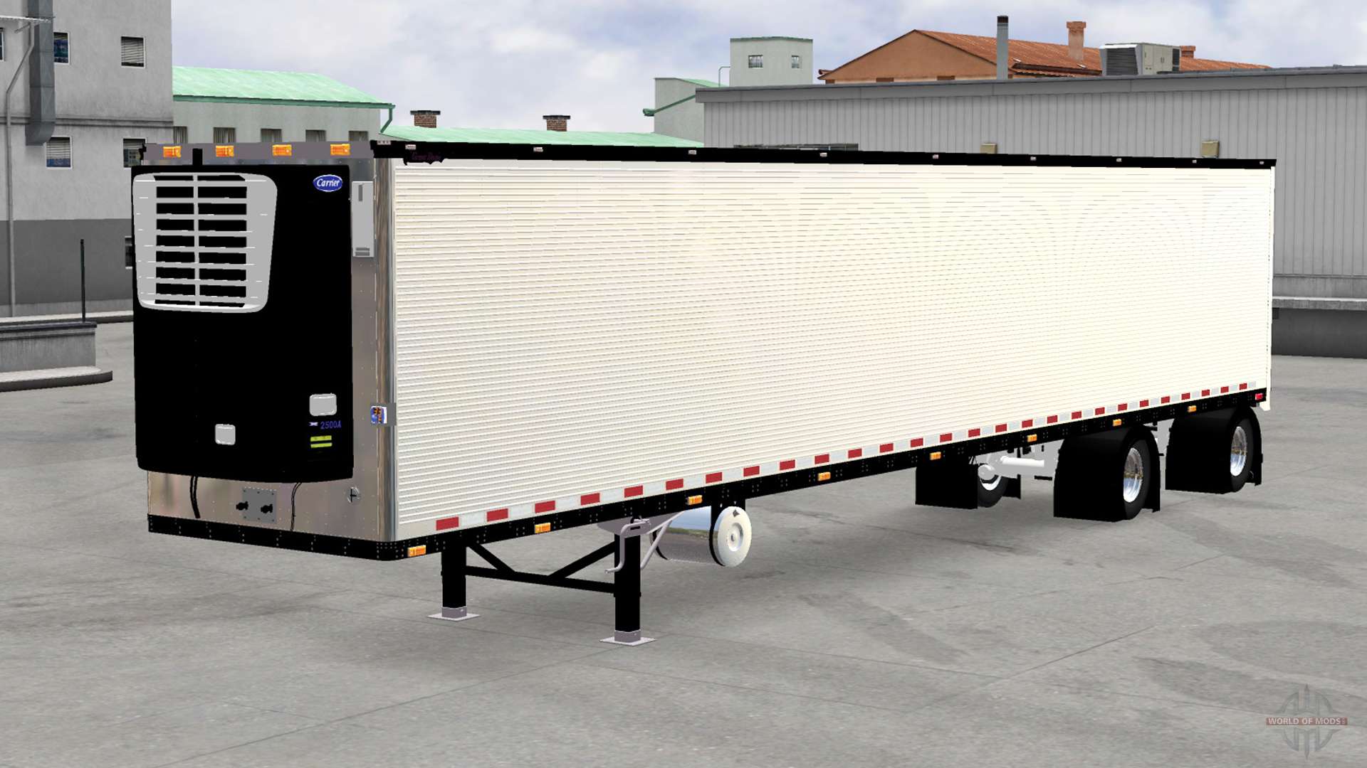 Chromed reefer trailer v1.4 for American Truck Simulator