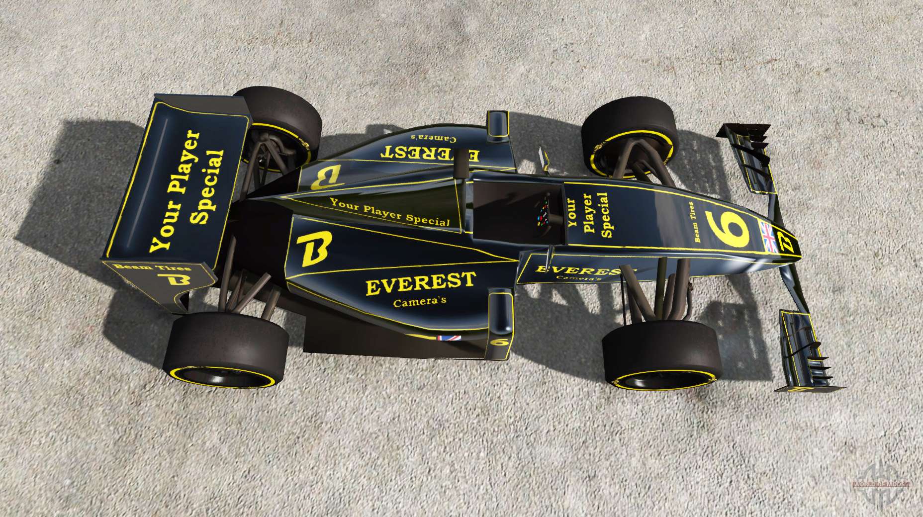 The formula 1 car v1.1 for BeamNG Drive