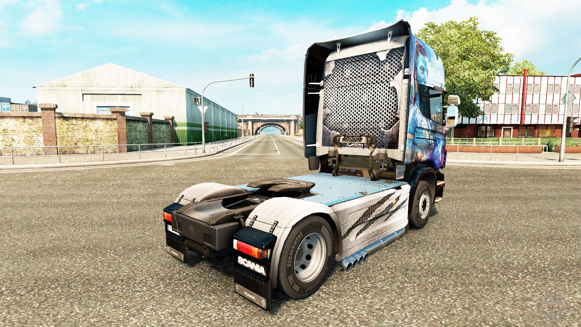 Avatar skin for Scania truck for Euro Truck Simulator 2