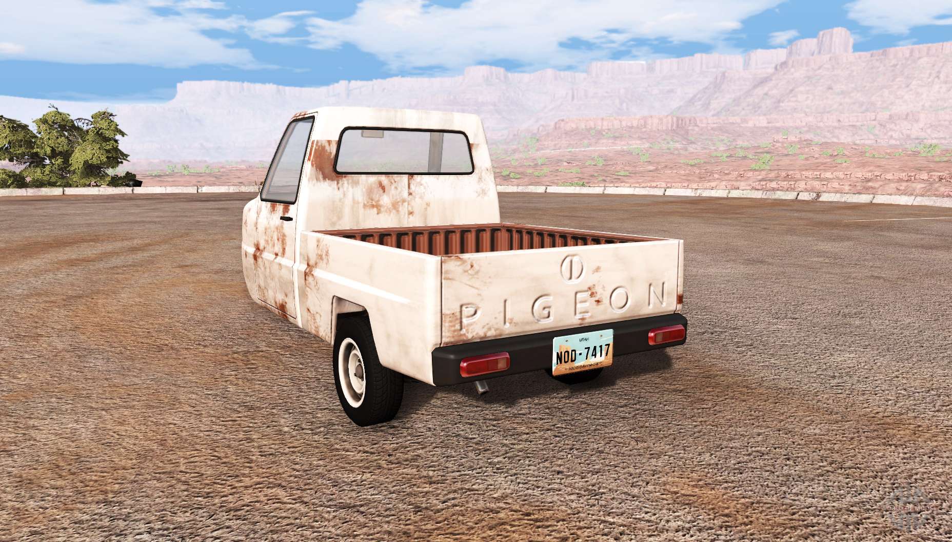 Ibishu Pigeon rysty v1.1 for BeamNG Drive