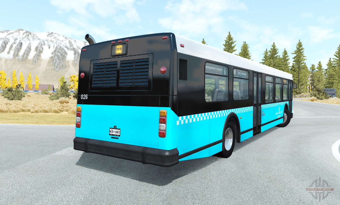 Wentward DT40L Turkish Municipal Bus skin v1.2 for BeamNG Drive